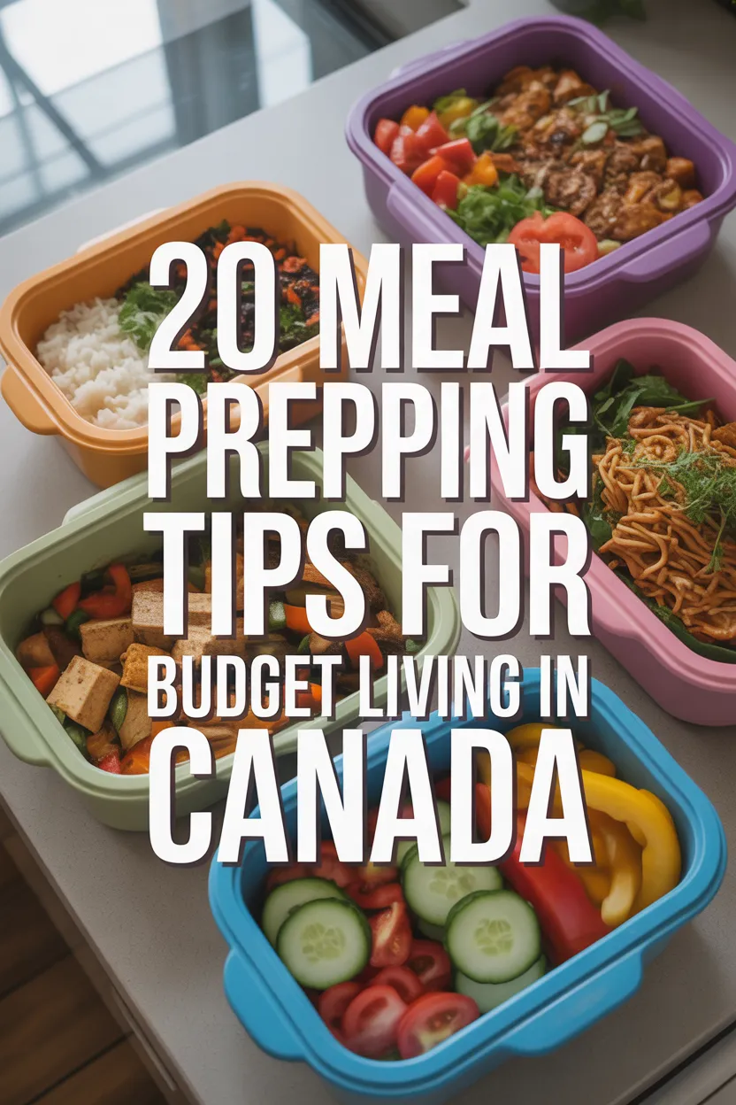 20 Meal Prepping Tips for Budget Living in Canada - TCF